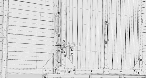 modelo 3d Vagón de carga de madera - TurboSquid 1696684