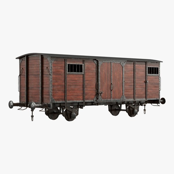 modelo 3d Vagón de carga de madera - TurboSquid 1696684