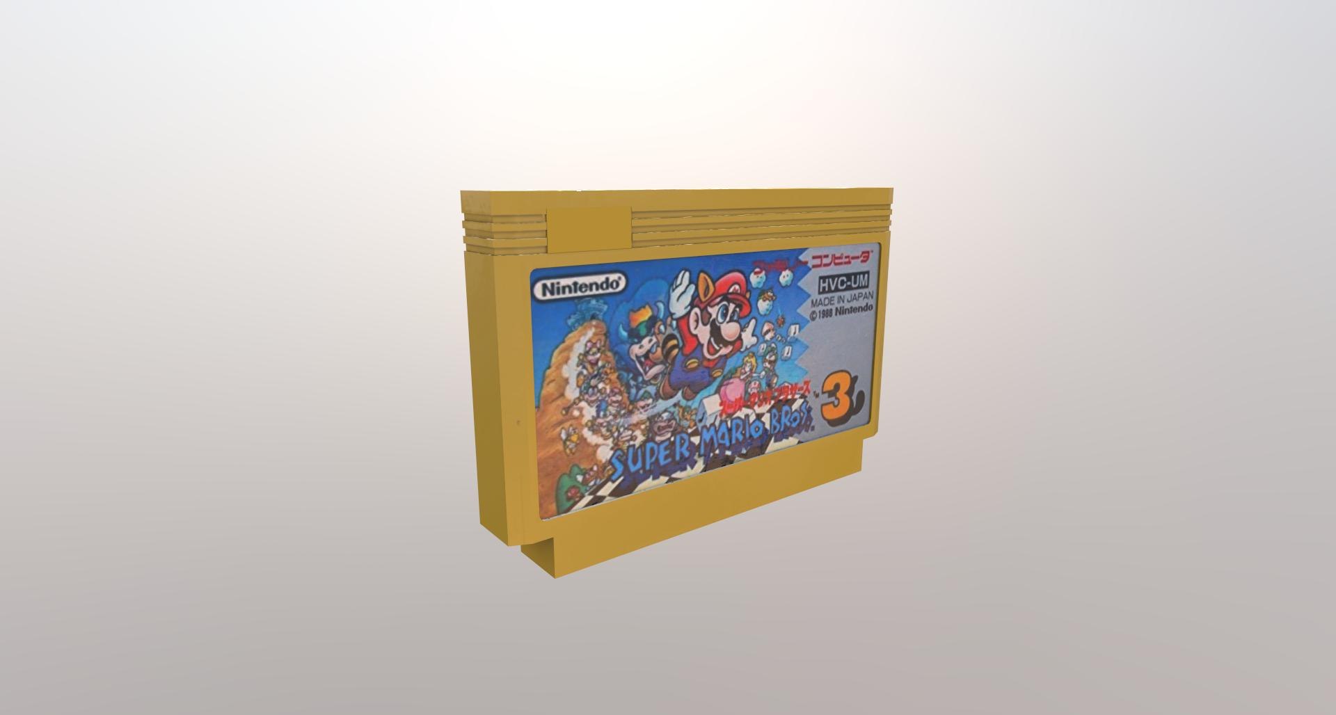 3D Famicom Cartridge Model - TurboSquid 1248289