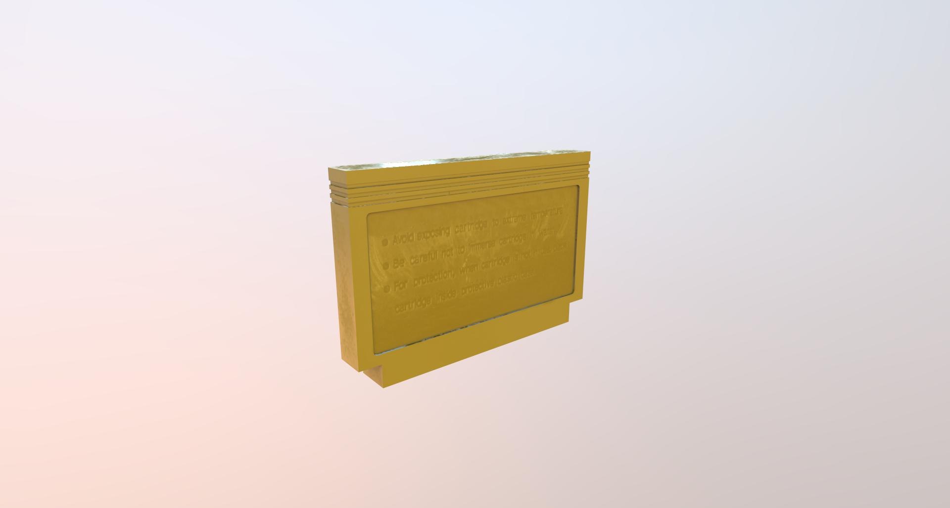 3D Famicom Cartridge Model - TurboSquid 1248289