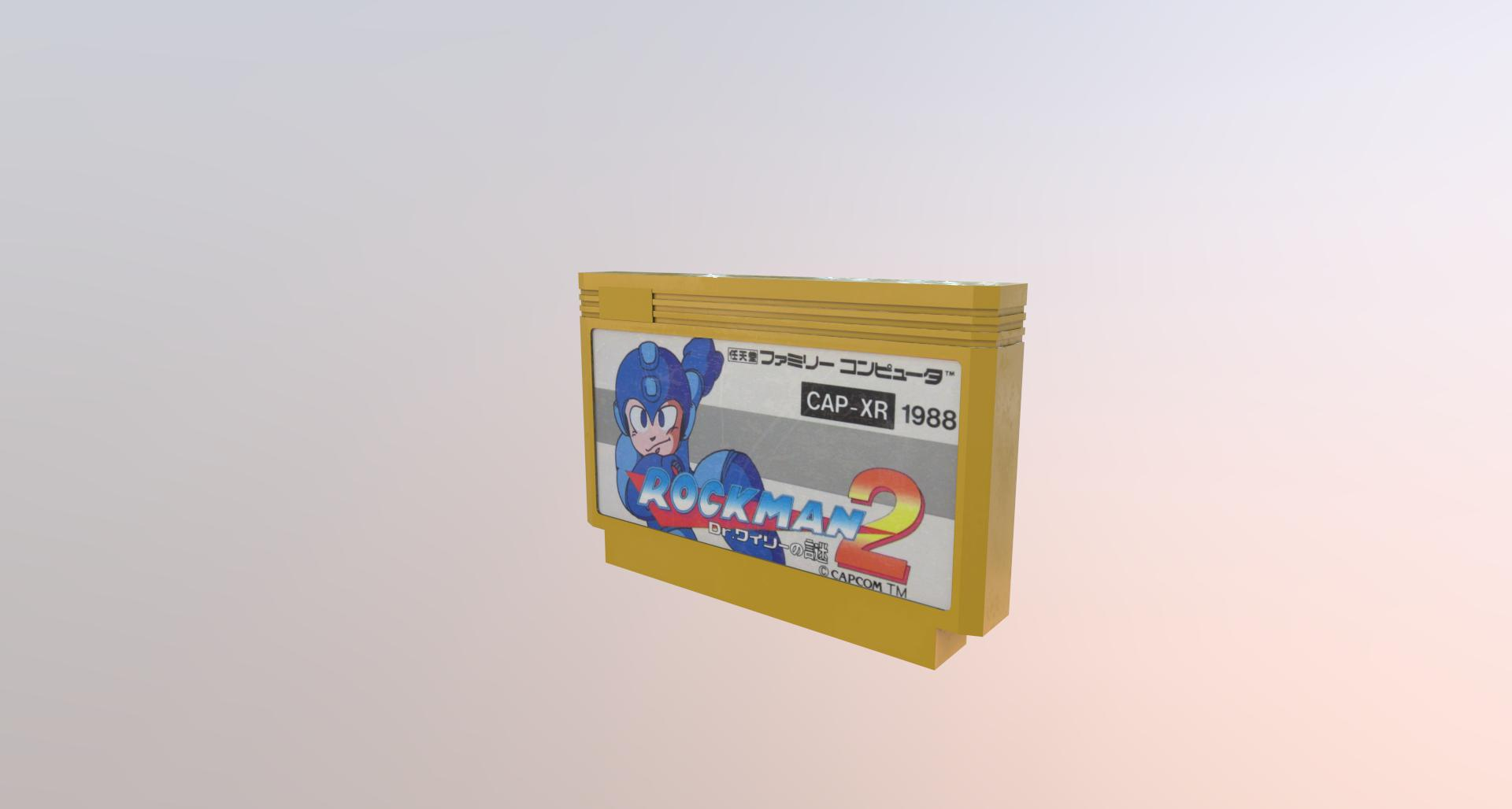 3D famicom cartridge model - TurboSquid 1248289