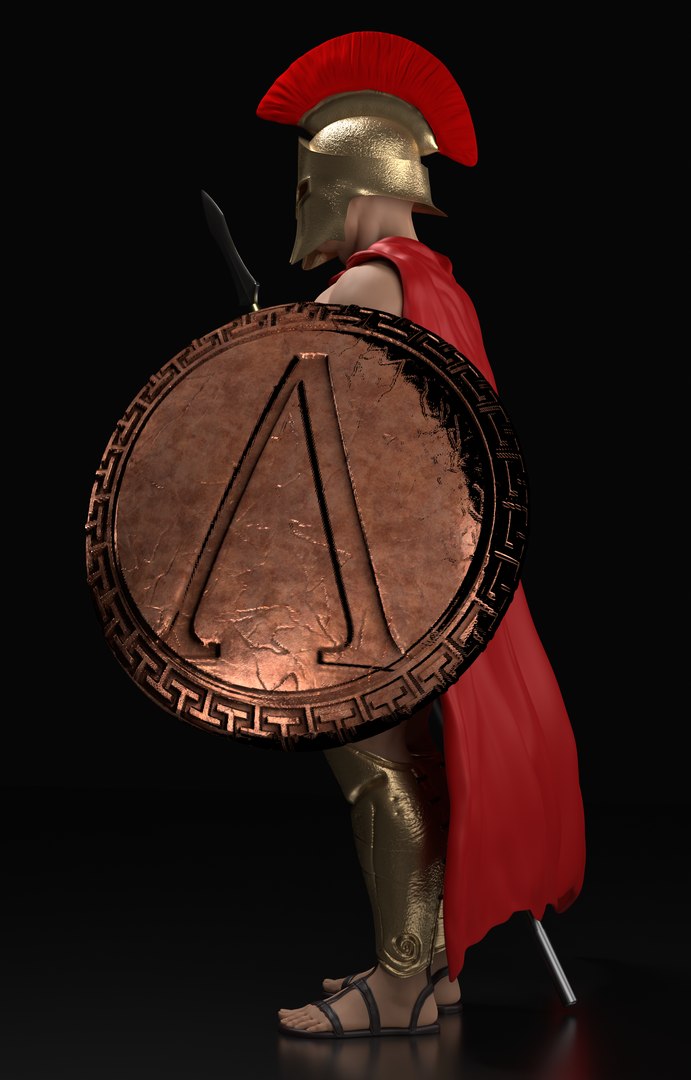 Spartan Warrior 3D - TurboSquid 1982347