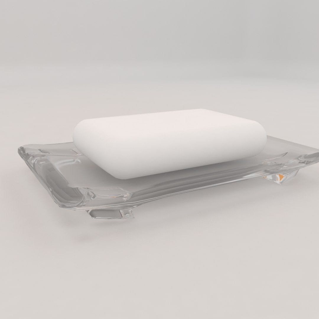soap plate 3d model