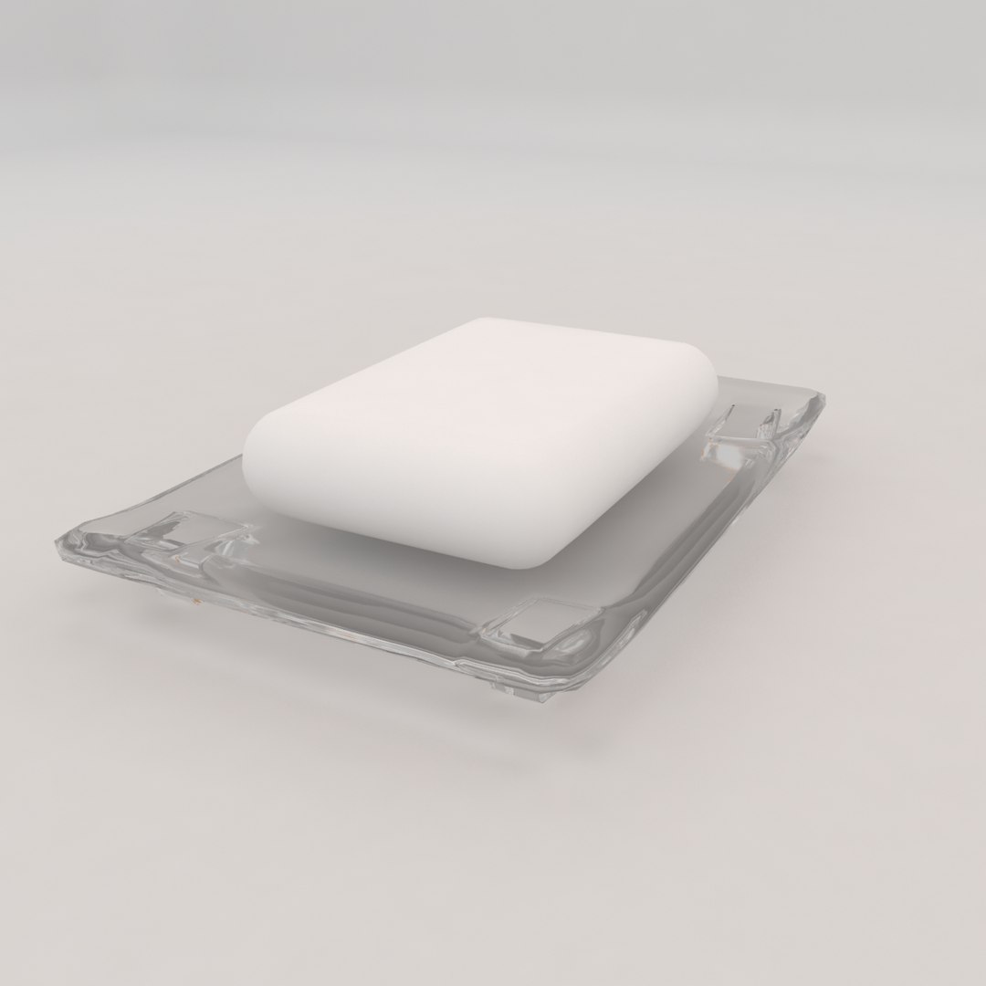 soap plate 3d model