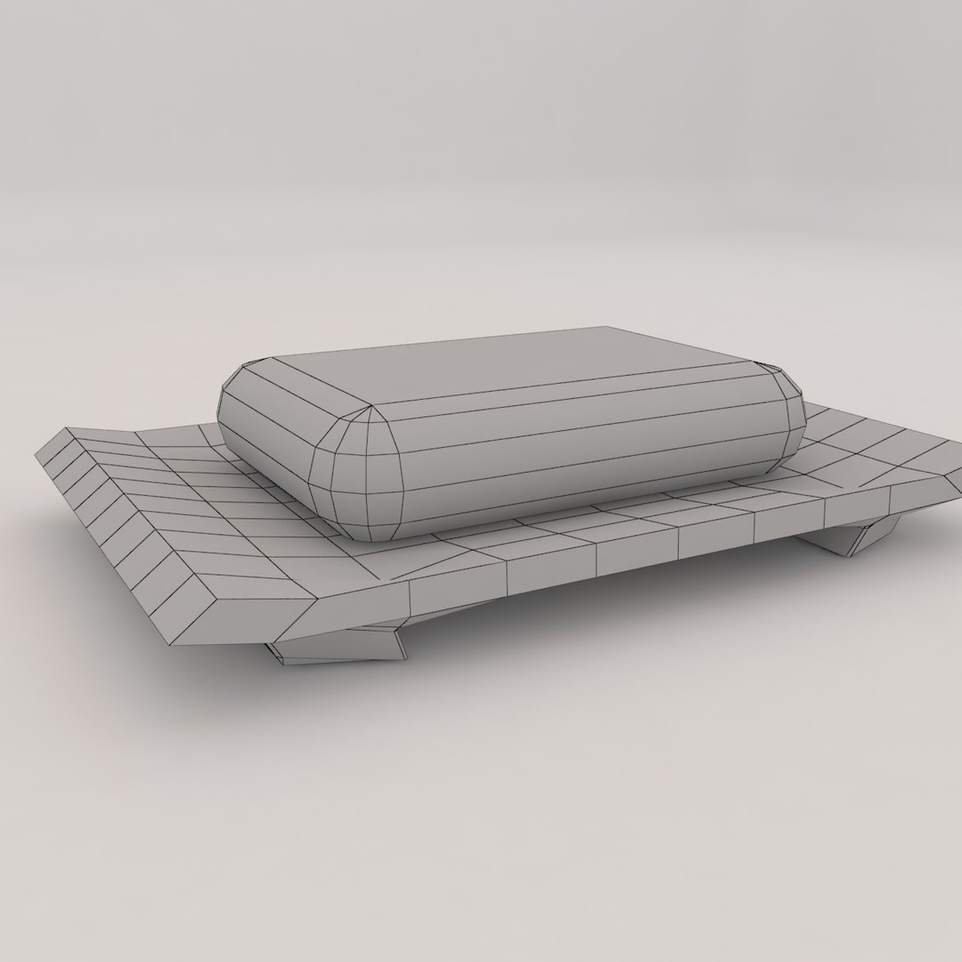 soap plate 3d model
