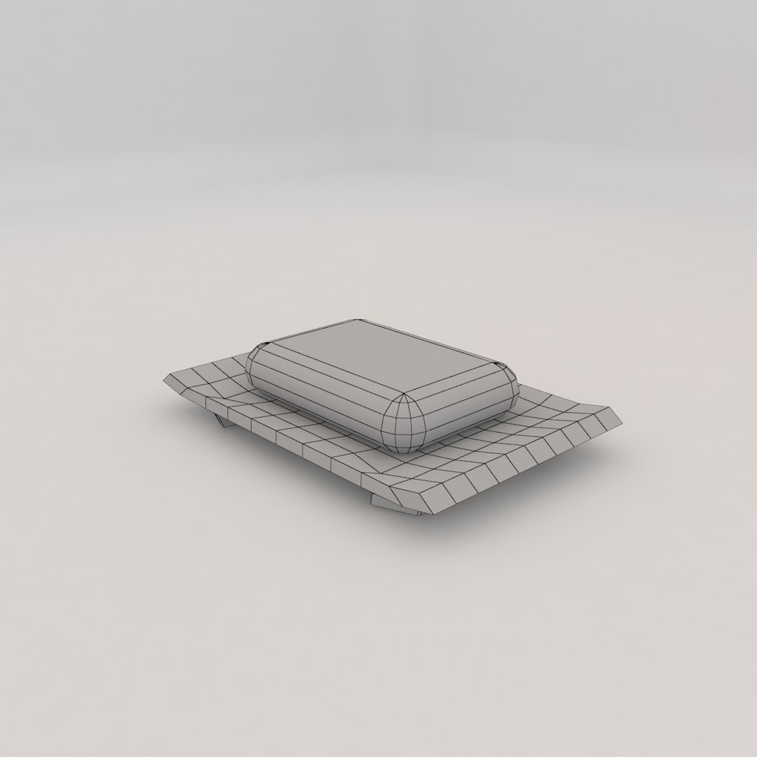 soap plate 3d model