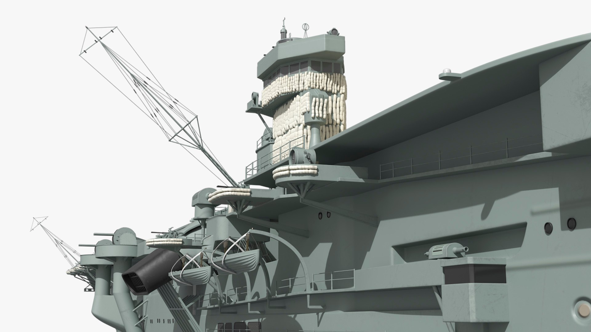 Japanese Aircraft Carrier Kaga Model - TurboSquid 2334169