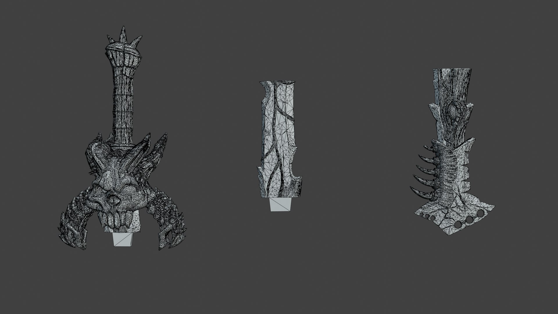 3D 3D PRINTABLE SWORD OF EVIL Model - TurboSquid 2237786