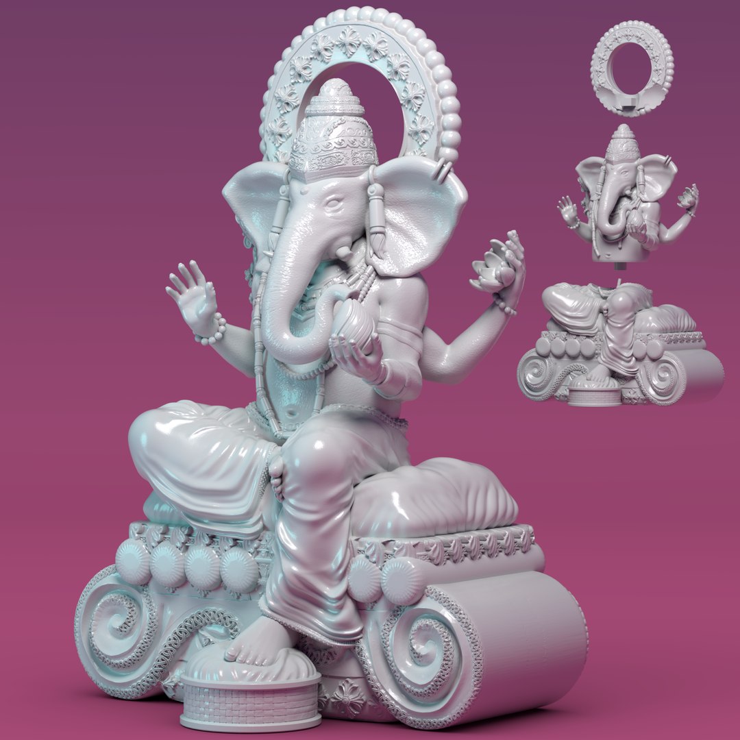 3D Model Ganesha - TurboSquid 1882034