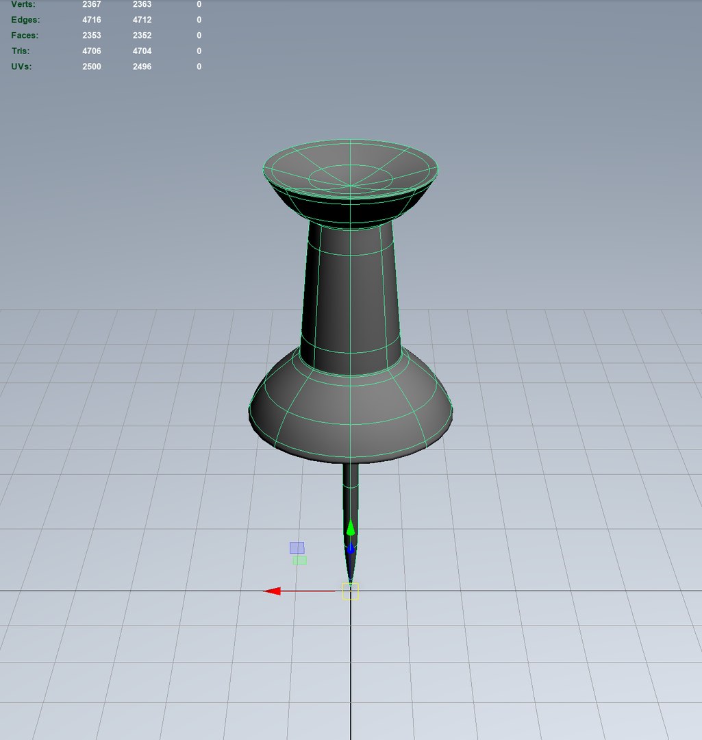 Free Push Pin Model - TurboSquid 1584763