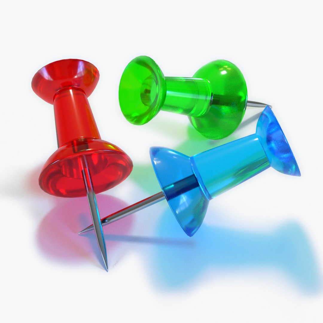 Free Push Pin Model - TurboSquid 1584763