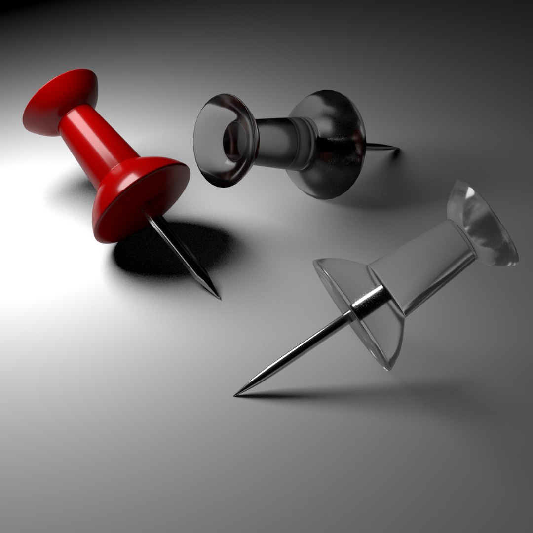 Free Push Pin Model - TurboSquid 1584763