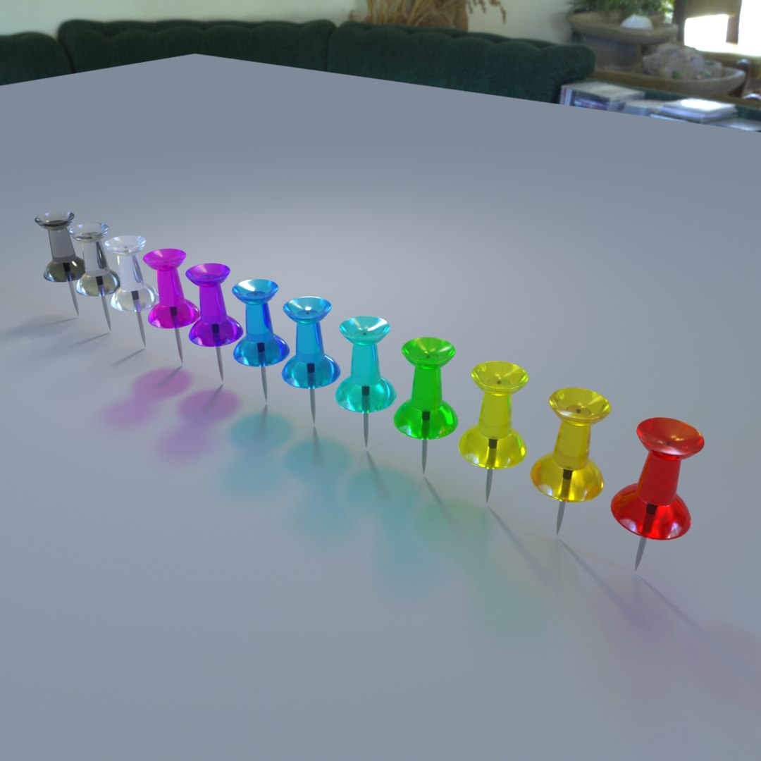 Free Push Pin Model - TurboSquid 1584763