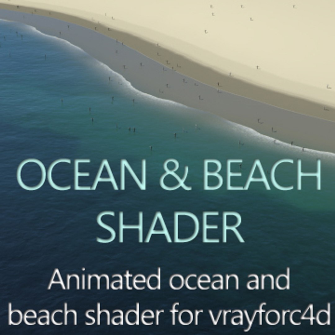 3d Model Ocean Beach Shader Water