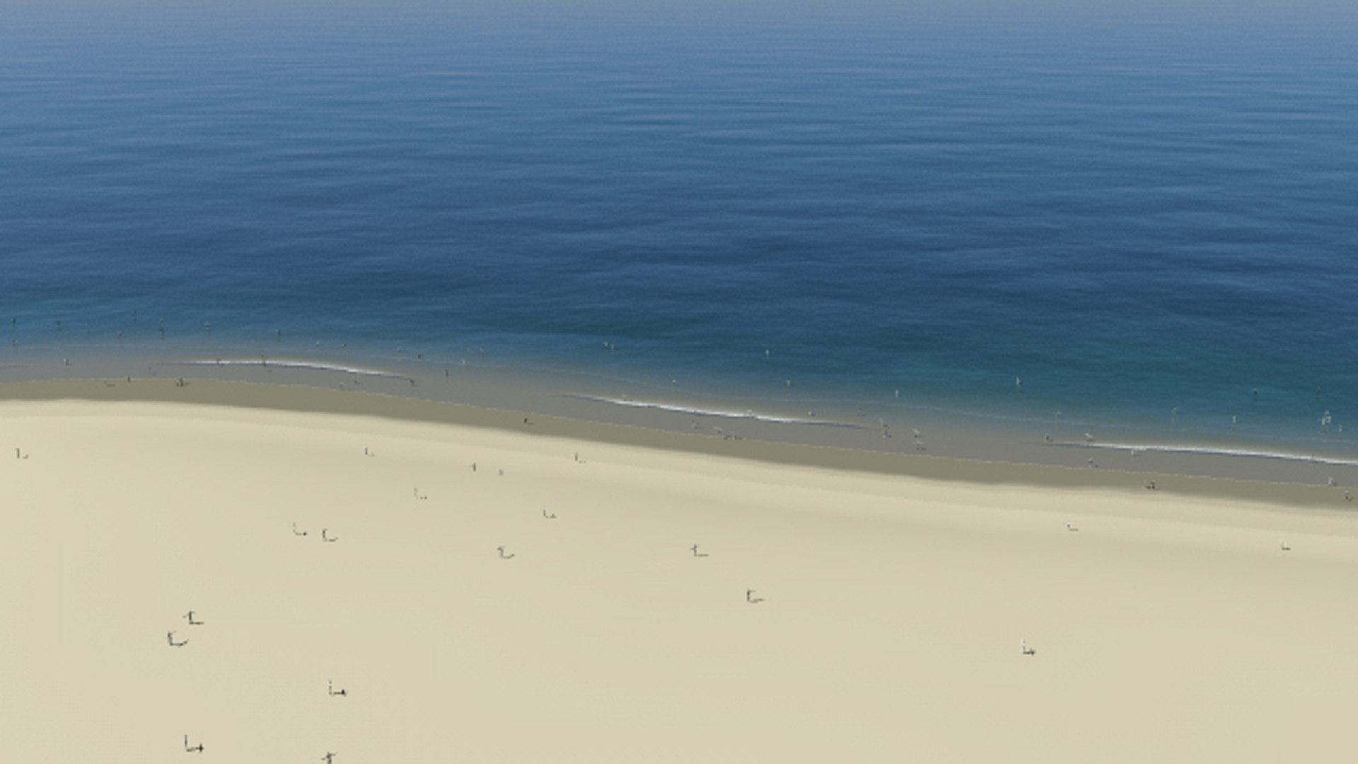 3d Model Ocean Beach Shader Water