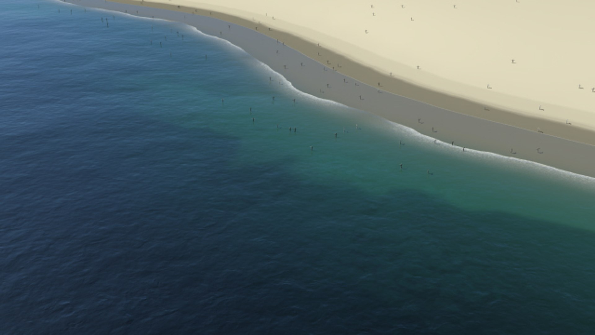3d Model Ocean Beach Shader Water