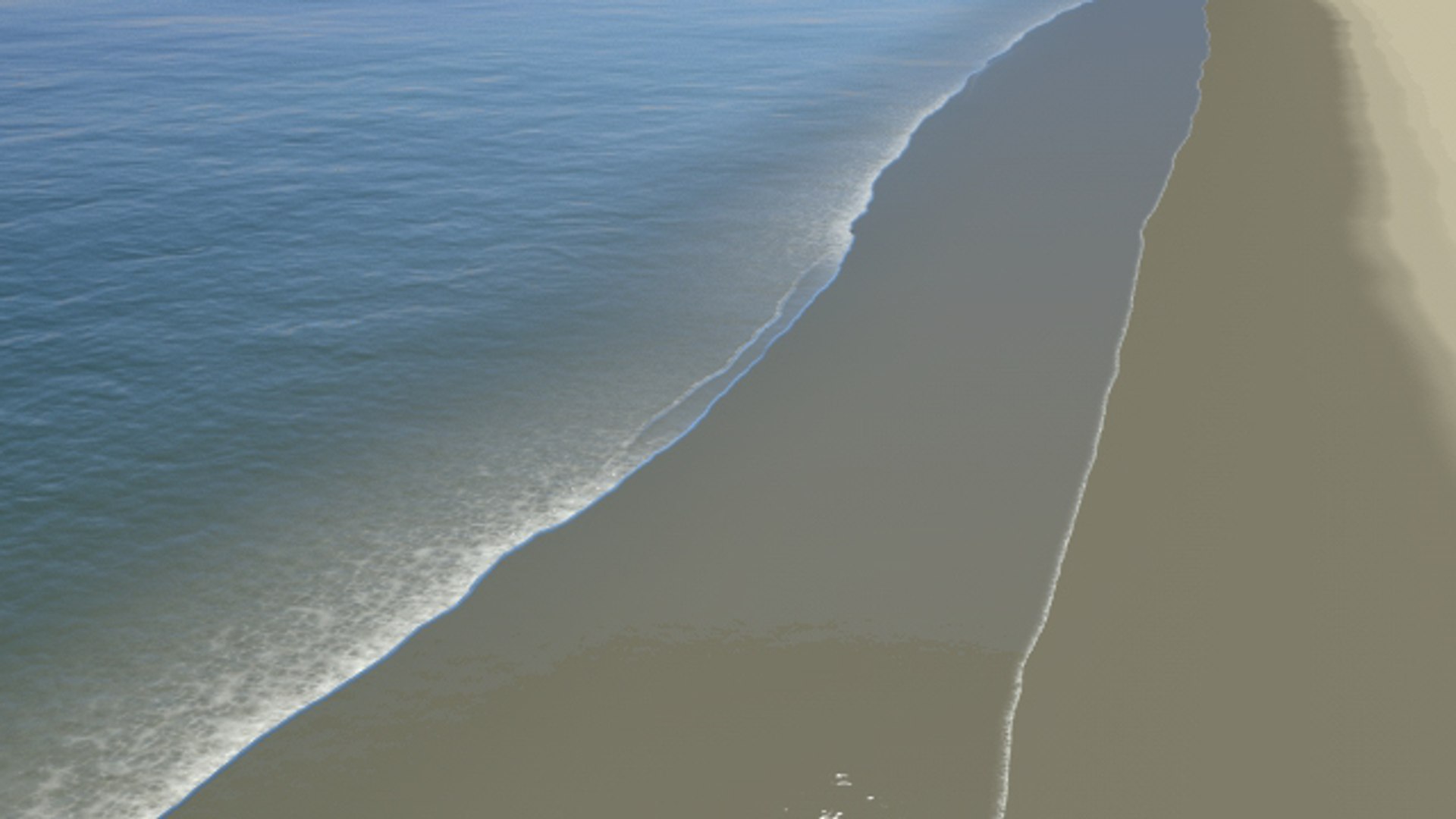 3d Model Ocean Beach Shader Water