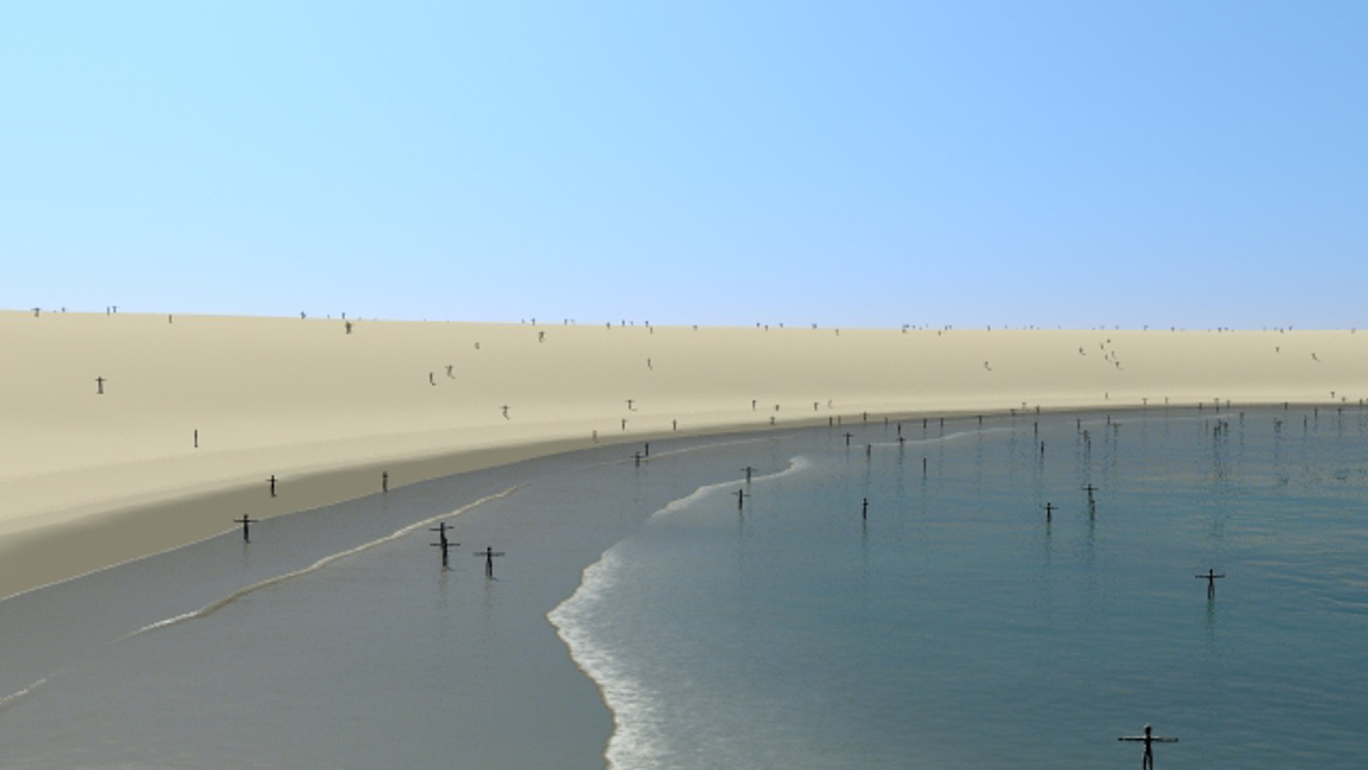 3d Model Ocean Beach Shader Water