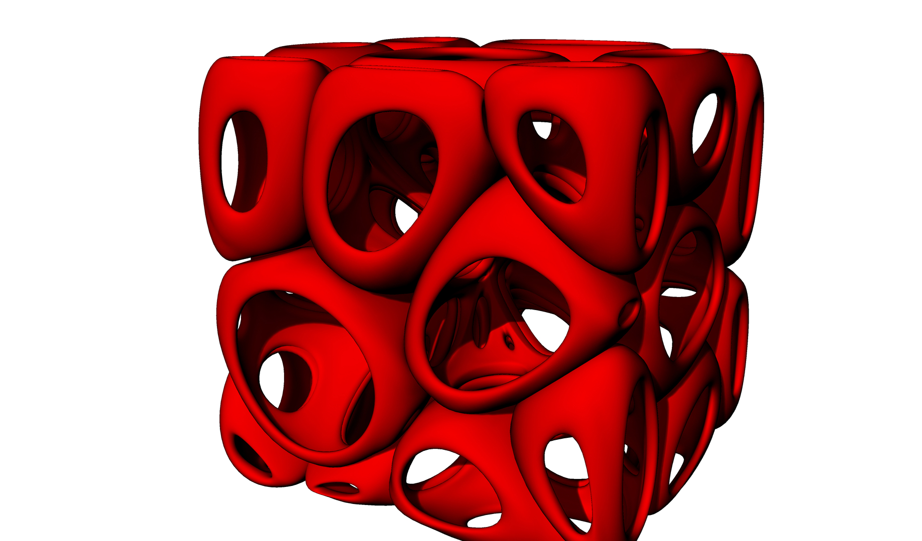 3D Smooth Voronoi Cube Cells 02 model - TurboSquid 1822336