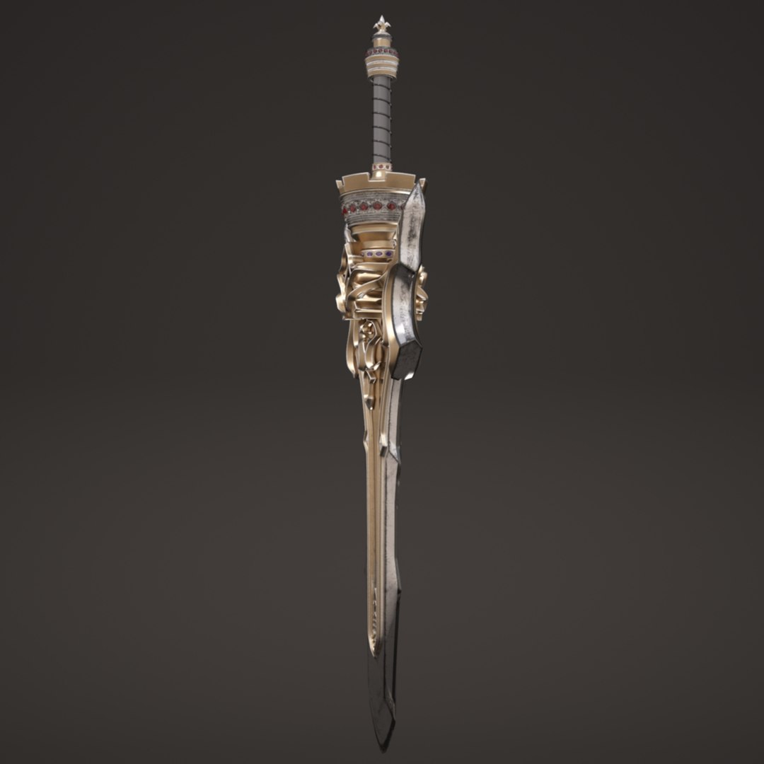Fantasy sword 3D model - TurboSquid 1195451