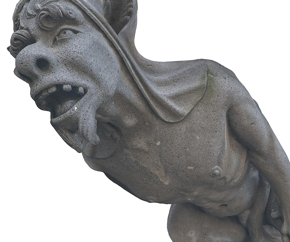 3d gothic gargoyle model