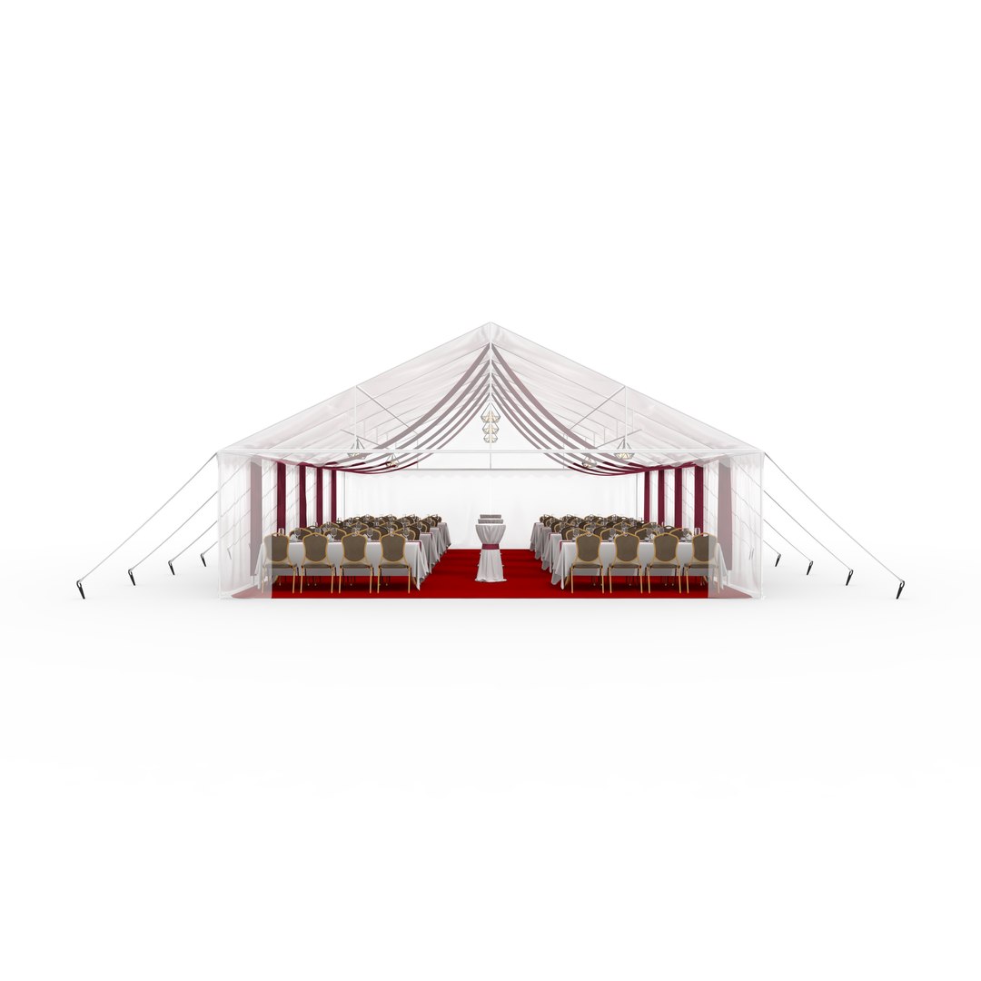 Party Tent 05 3D Model - TurboSquid 2430765