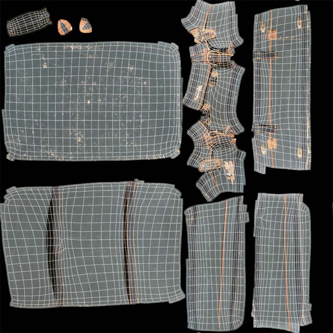Suitcase 1 Remastered 3D Model - TurboSquid 2363548