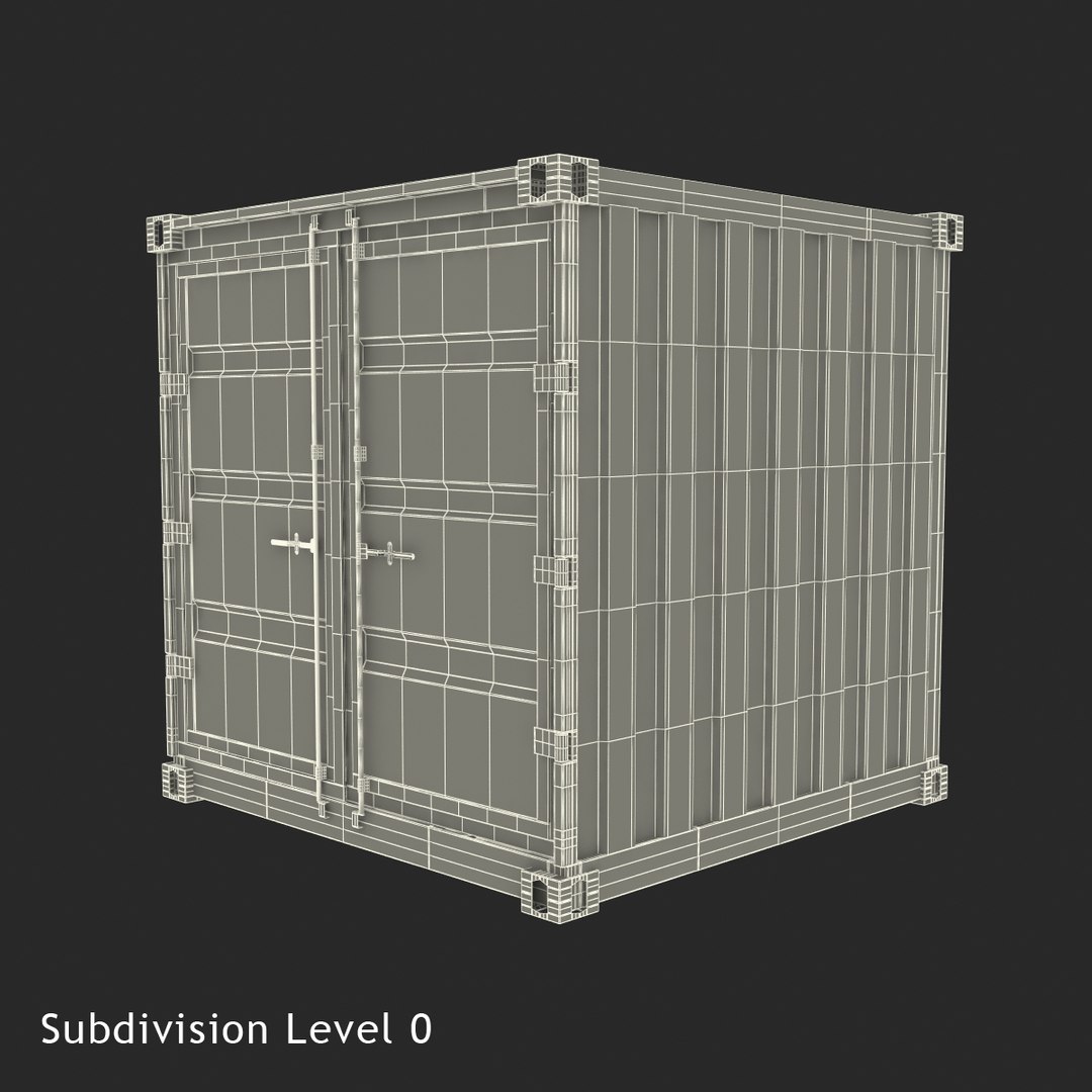 cargo container 3d model