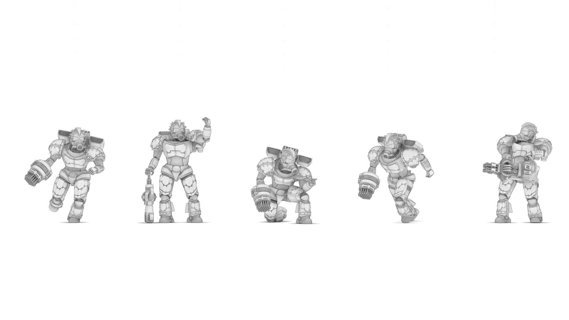 3D Sci Fi Commando Model - TurboSquid 2047606