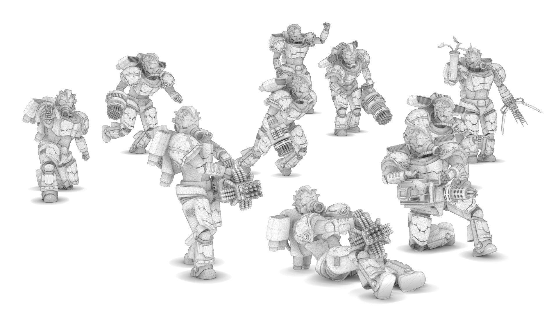 3D Sci Fi Commando Model - TurboSquid 2047606