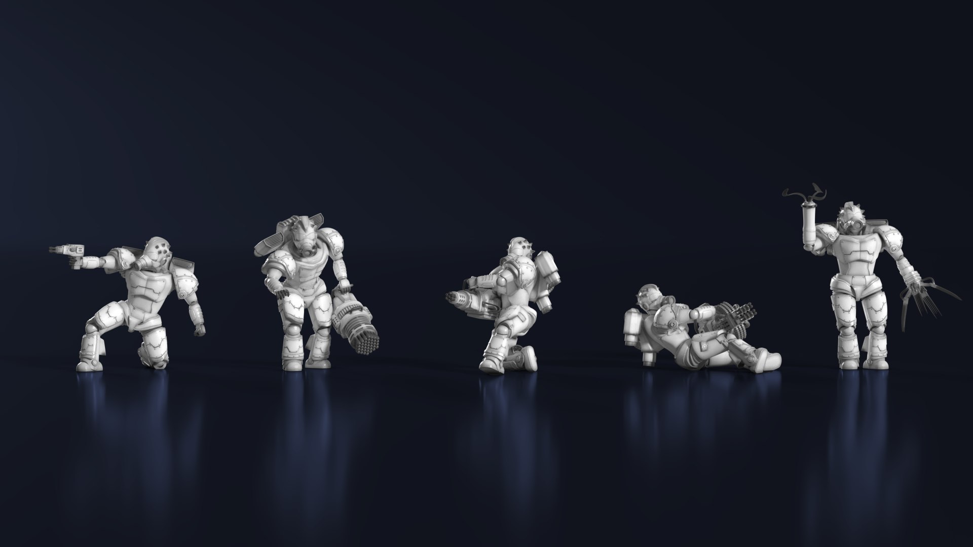 3D Sci Fi Commando Model - TurboSquid 2047606