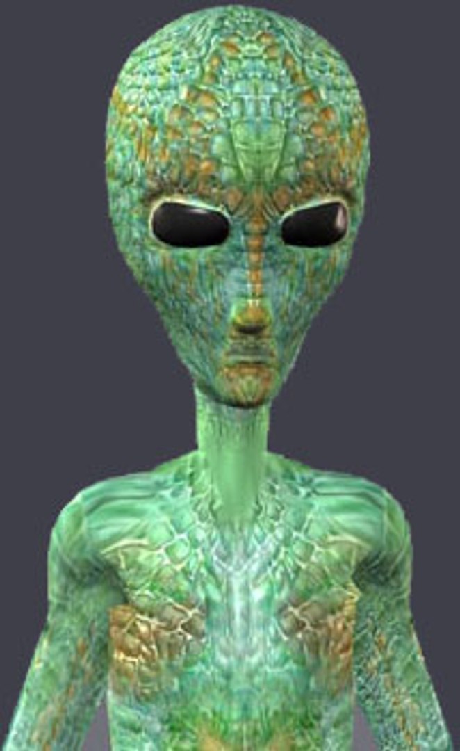 3d Model Classic Alien Pzalien 2t