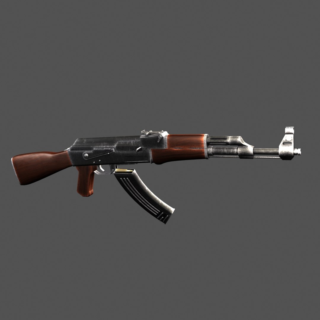 Free Ak 47 3D Model - TurboSquid 1366032