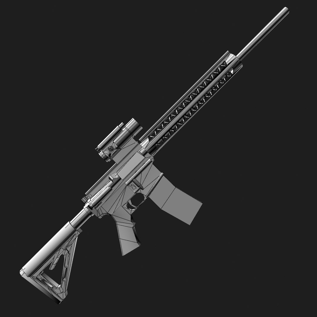 3d Model Of Ar15