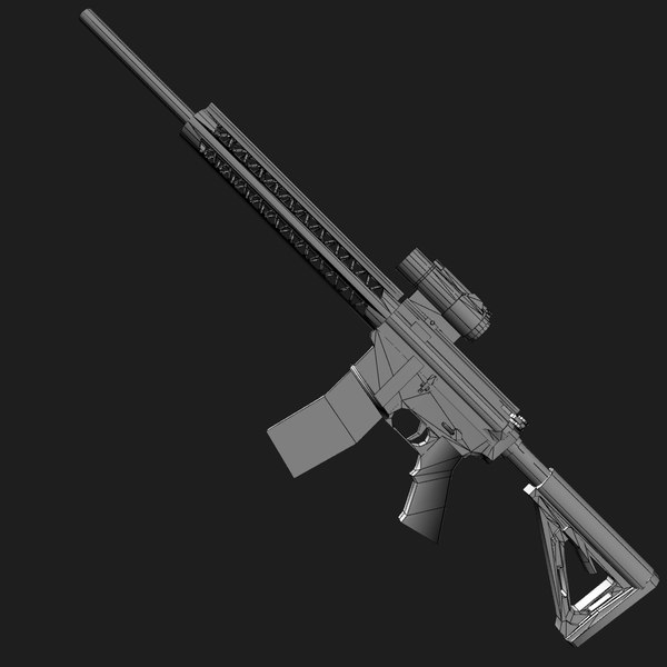 3d model of ar15