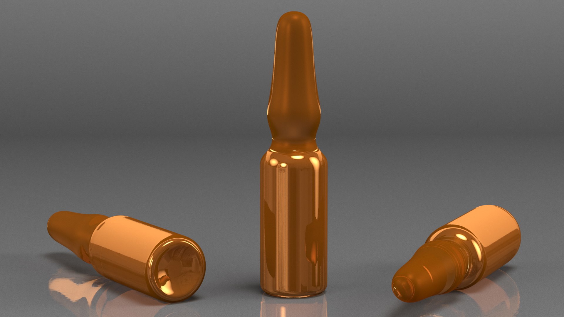 3D Medical Brown Ampoule Model - TurboSquid 1815152