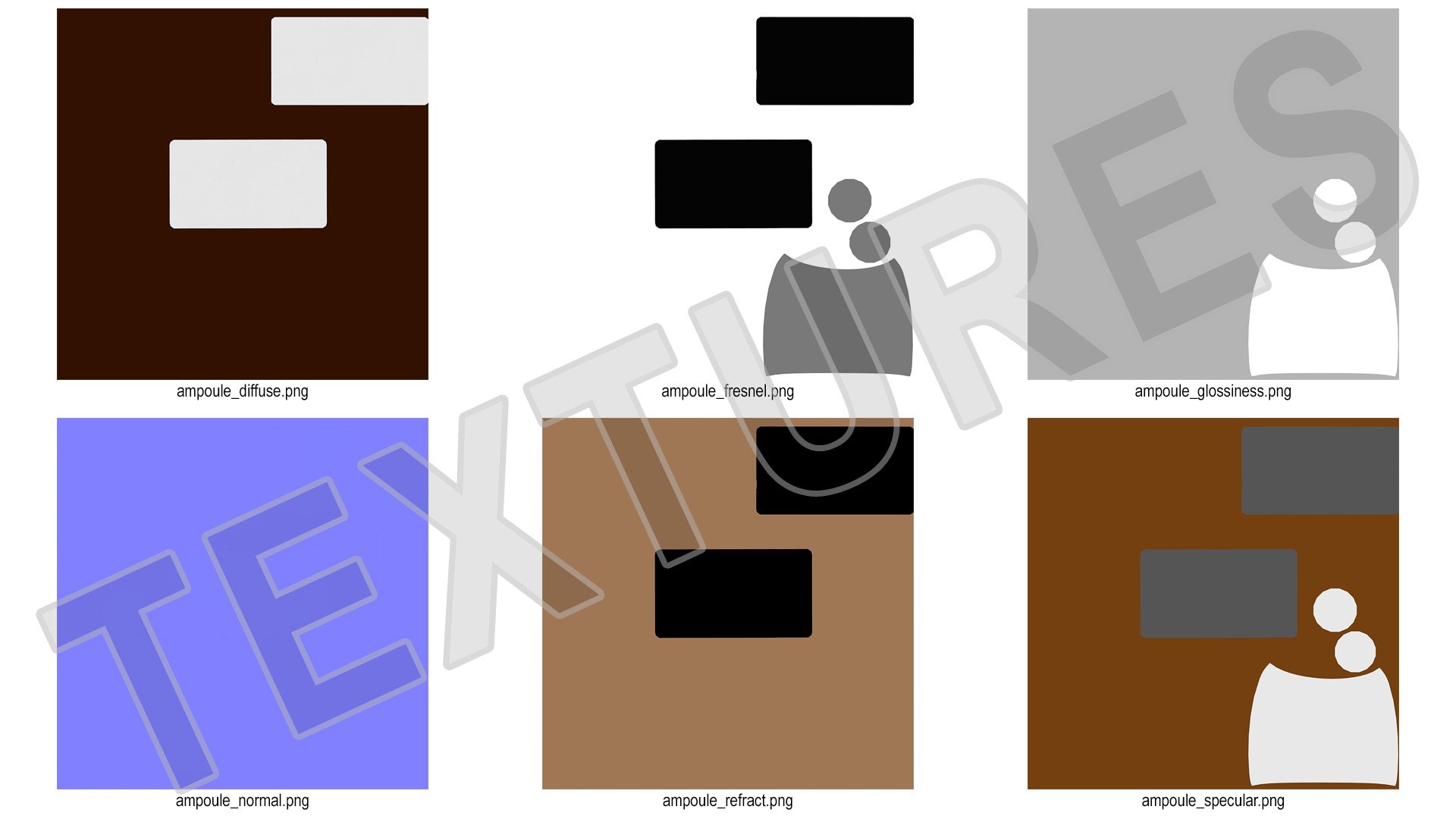 3D Medical Brown Ampoule Model - TurboSquid 1815152