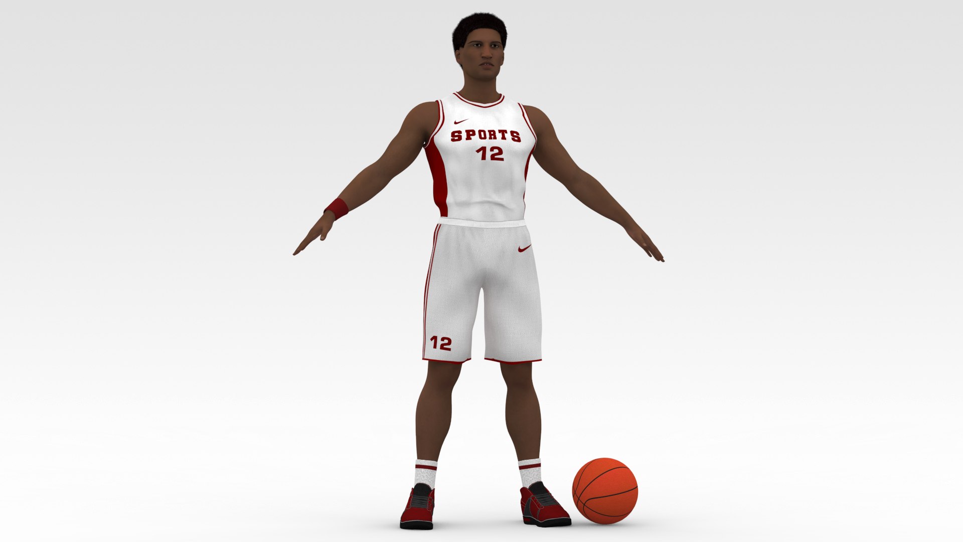 3D model Basketball Player White Player 02 - TurboSquid 1771432