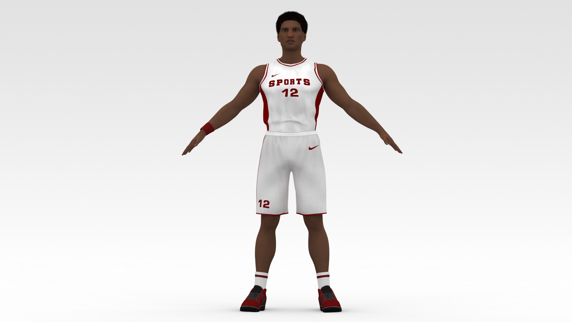 3D model Basketball Player White Player 02 - TurboSquid 1771432