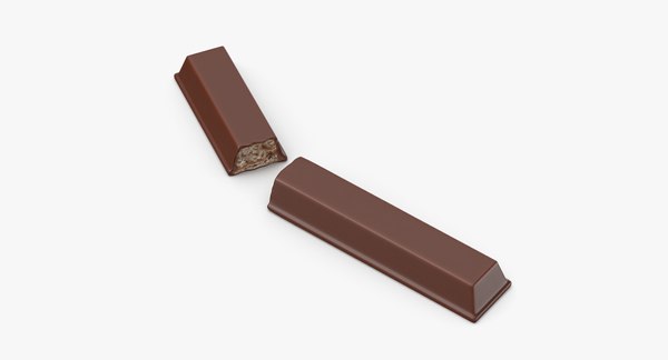 3D 2 chocolate bars model - TurboSquid 1506640