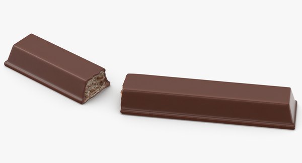 3D 2 chocolate bars model - TurboSquid 1506640