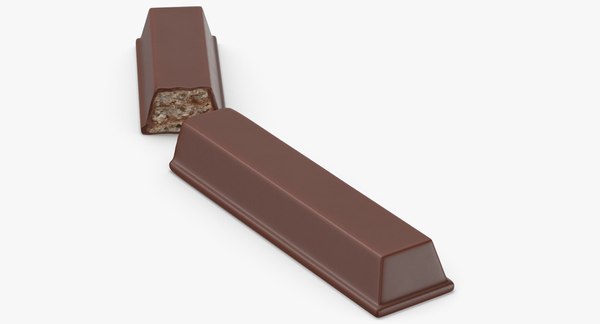 3D 2 chocolate bars model - TurboSquid 1506640