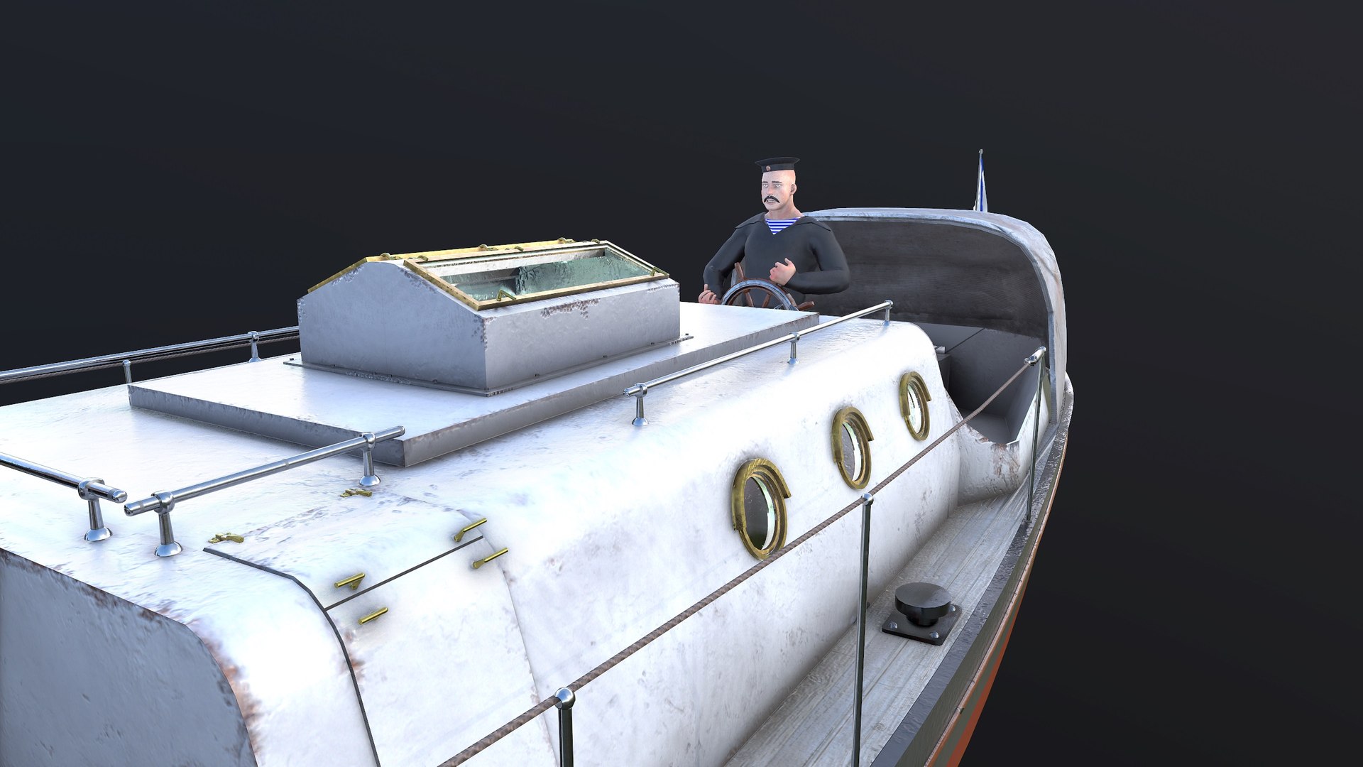 Boat gun 3D model - TurboSquid 1282482