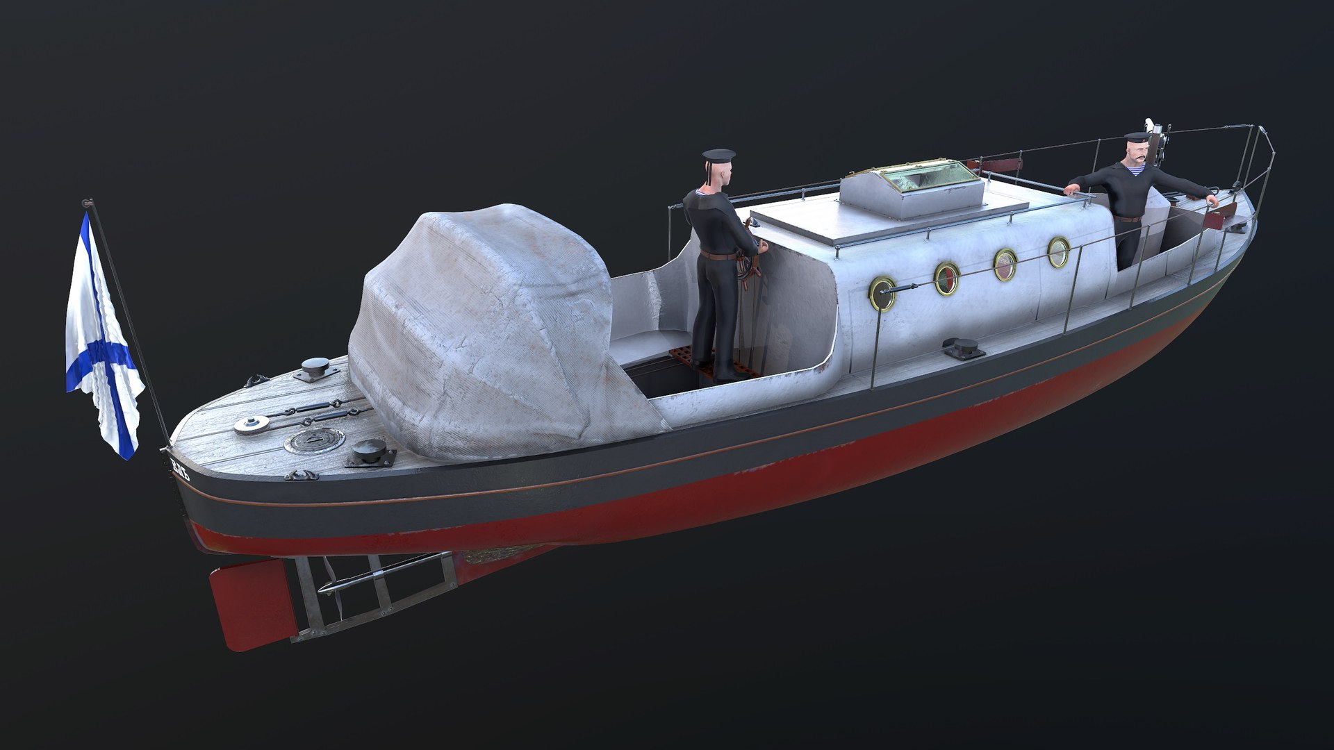 Boat gun 3D model - TurboSquid 1282482