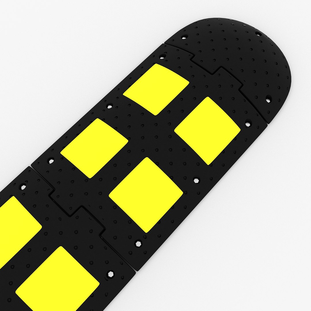 3d Speed Bump Model