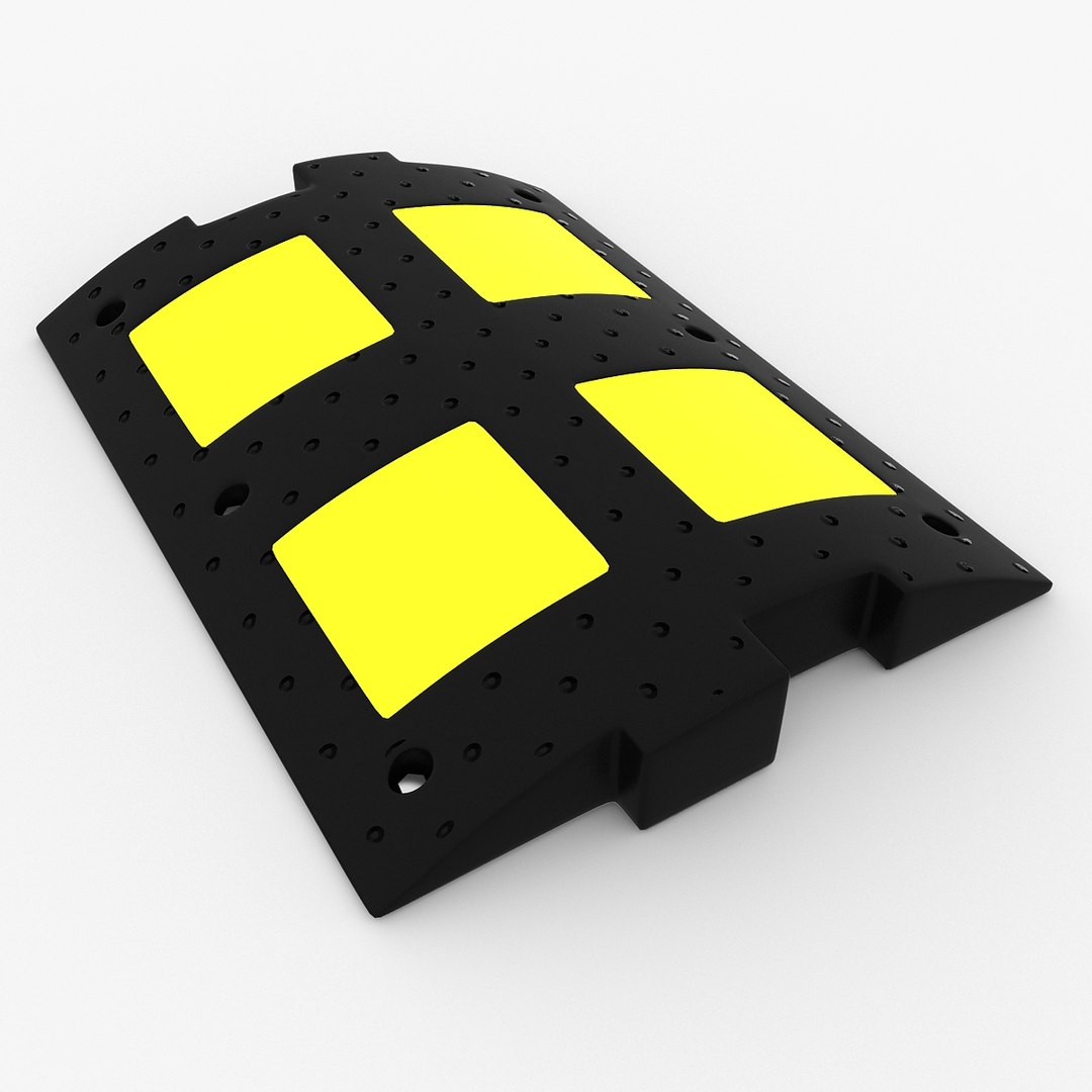 3d Speed Bump Model