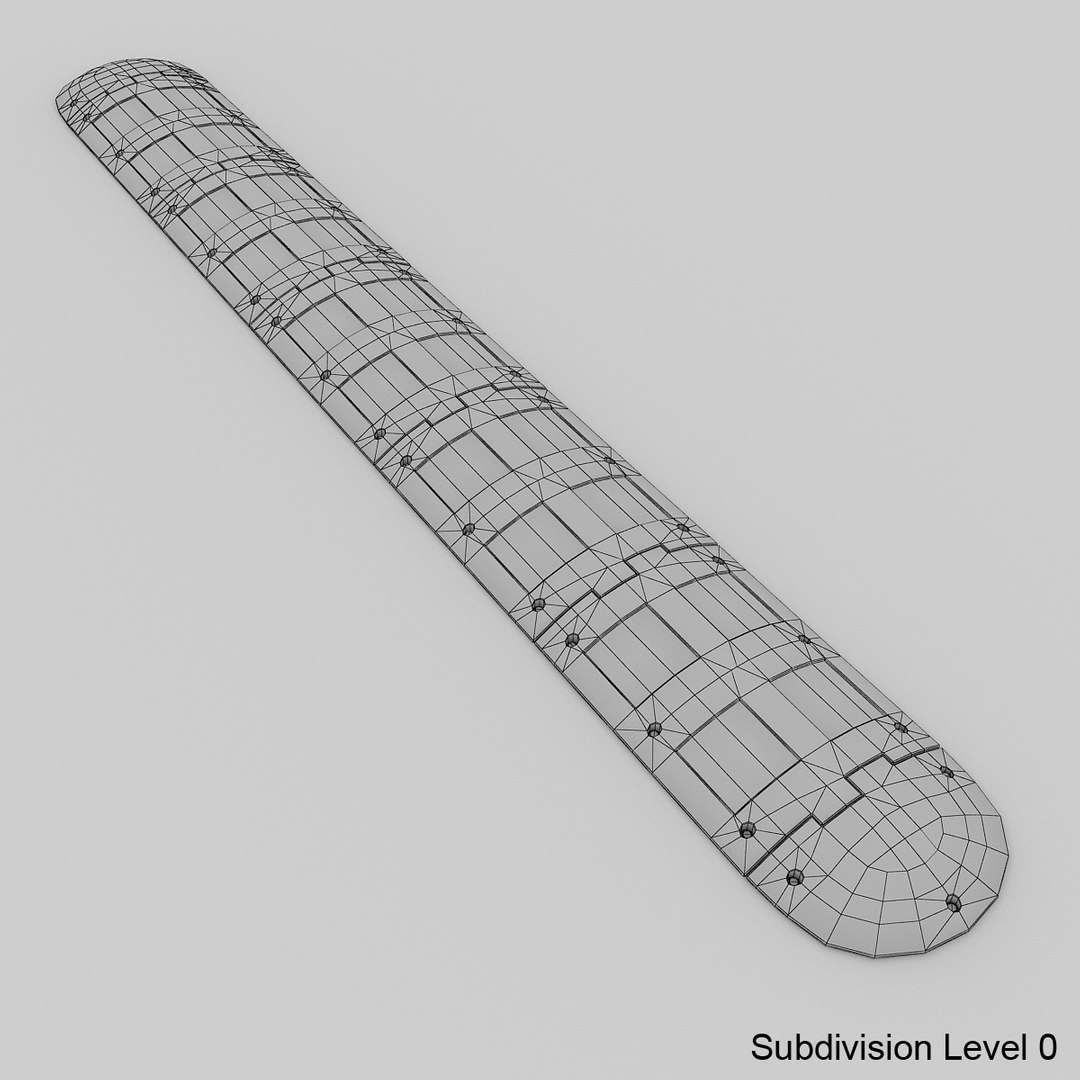 3d Speed Bump Model