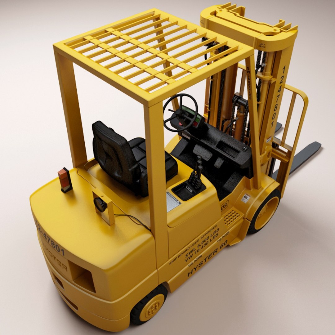 3ds max forklift hyster s60xm v2