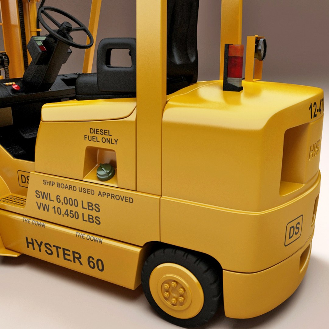 3ds max forklift hyster s60xm v2