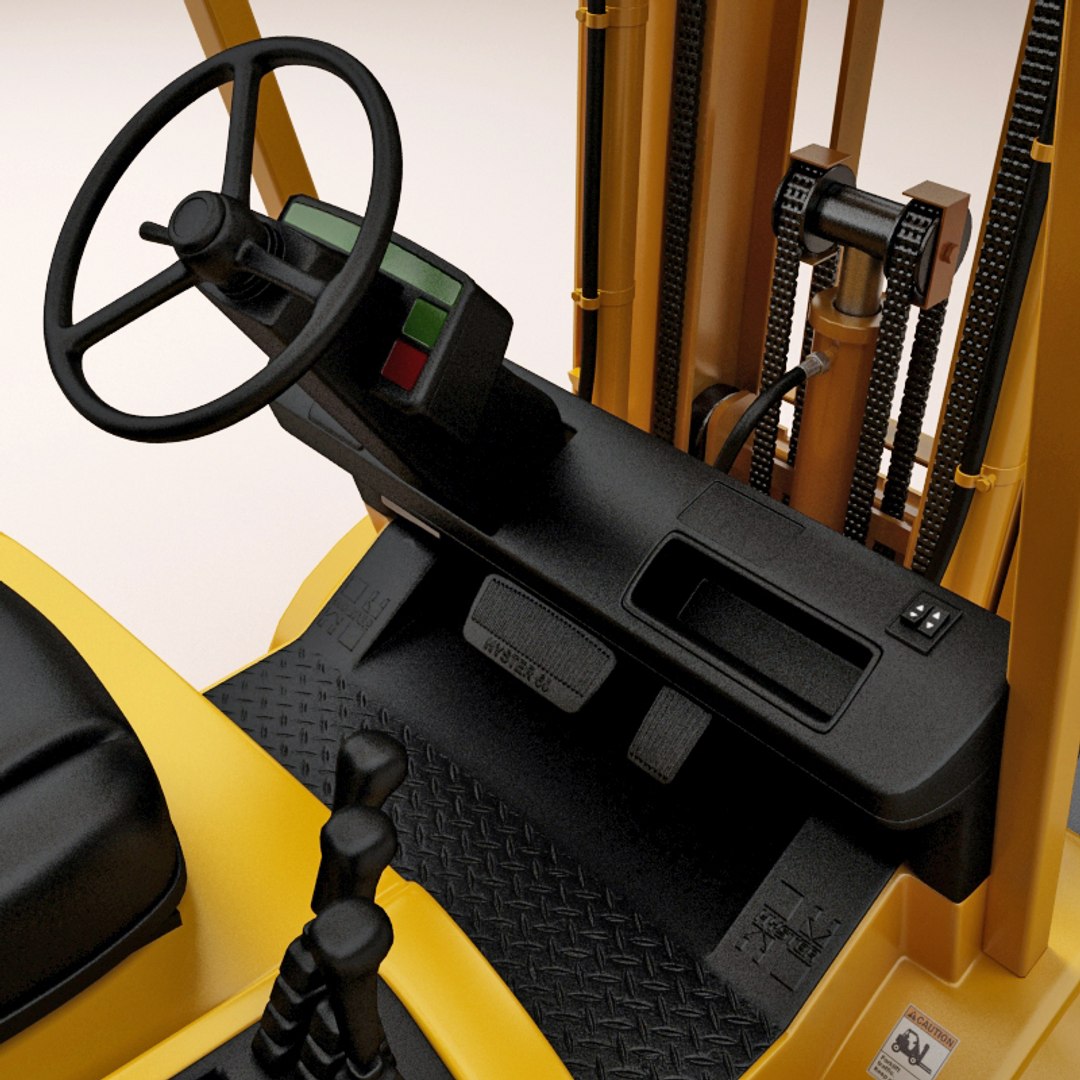 3ds max forklift hyster s60xm v2